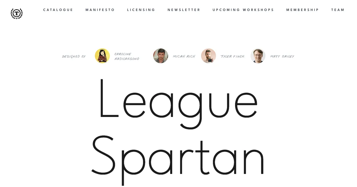 League Spartan | The League of Moveable Type